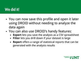 Digging into File Formats: Poking around at data using file, DROID ...