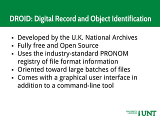 Digging into File Formats: Poking around at data using file, DROID ...