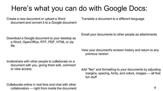 Tech talk intro to Google Drive | PPTX | Desktop Publishing | Computer Software and Applications