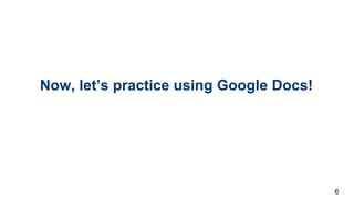 Tech talk intro to Google Drive | PPTX