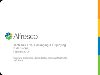 Tech talk live alfresco add ons | PDF | Web Development | Internet