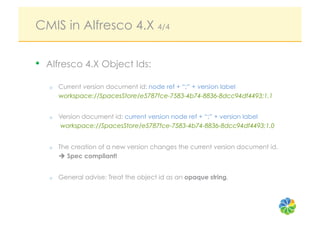 Tech talk live alfresco cmis | PPT