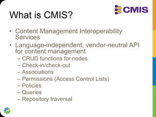 Tech talk live on new alfresco api | PPT