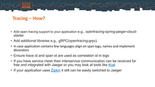 Tech talk microservices debugging | PPT