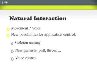 Techtalk Natural Interaction @liip | PDF | Computer Peripherals | Computing