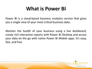 Introduction to Microsoft Power BI | PPTX