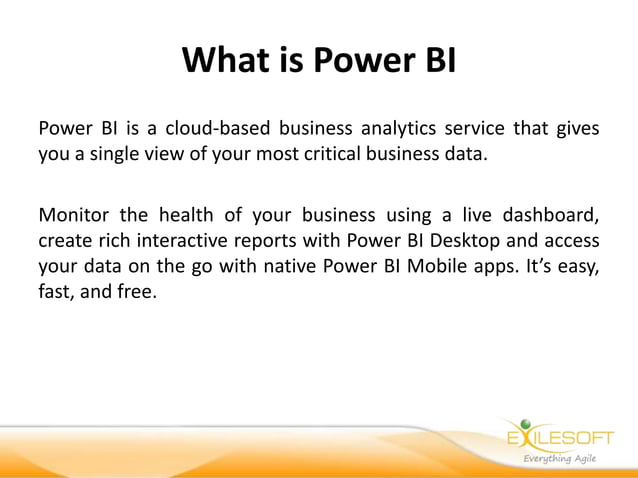 Introduction to Microsoft Power BI | PPTX