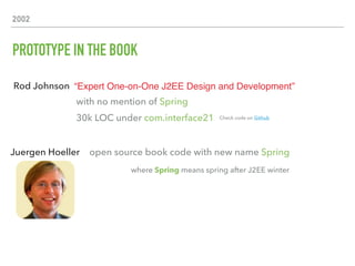 Spring Framework 5: History and Reactive features | PPT