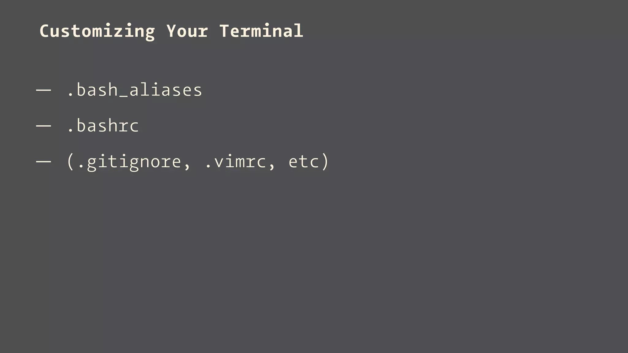 Getting started with the Terminal | PDF