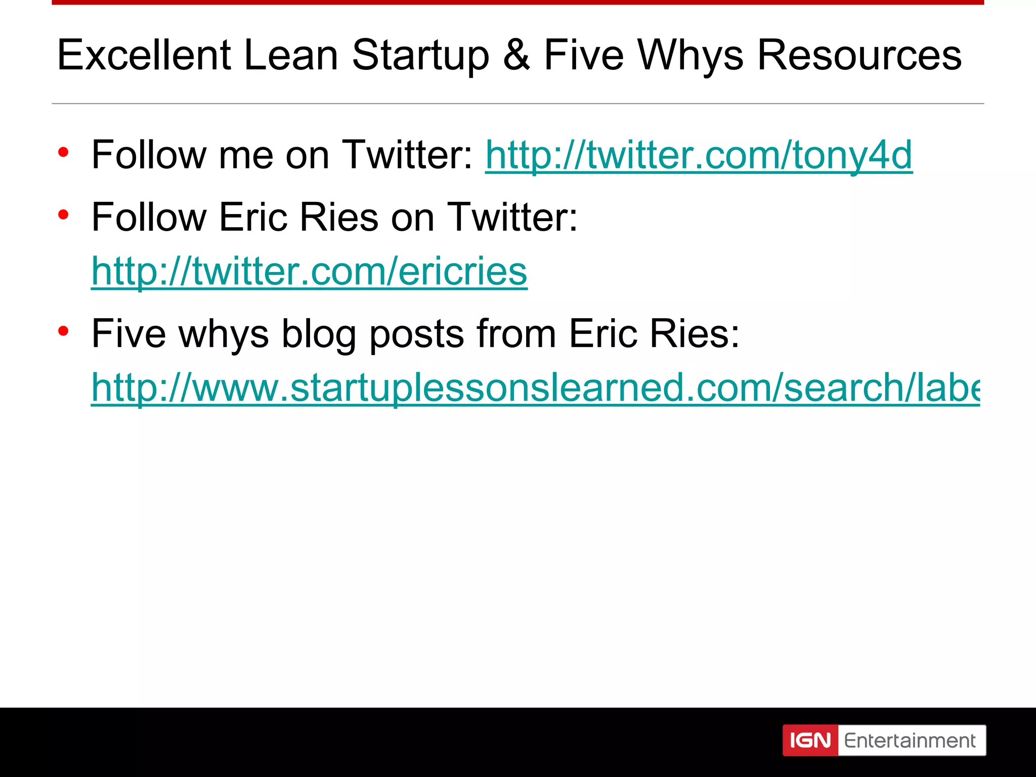 Five Whys Lessons Learned | PPT