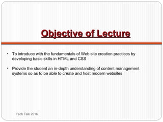 Tech talk webtech | PPT