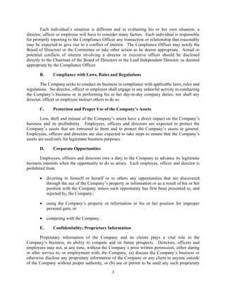 TechTarget Corporate Governance Code Of Business Conduct And Ethics | PDF