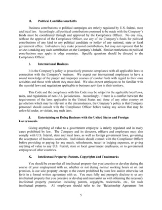 TechTarget Corporate Governance Code Of Business Conduct And Ethics | PDF