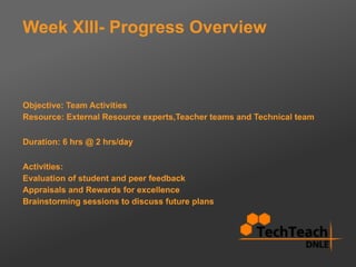 Techteach activity schedule | PPT