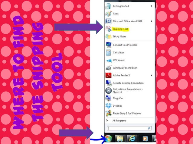 The Snipping Tool | PPT