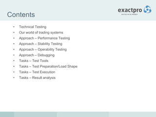 Technical Testing Introduction | PPT