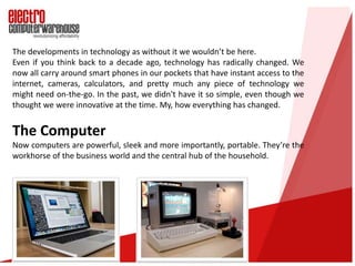 Technology Then And Now | PPTX
