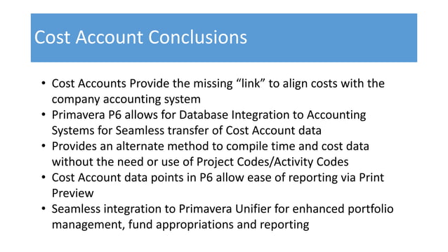 Fundamentals of Cost and Schedule Alignment | PPT