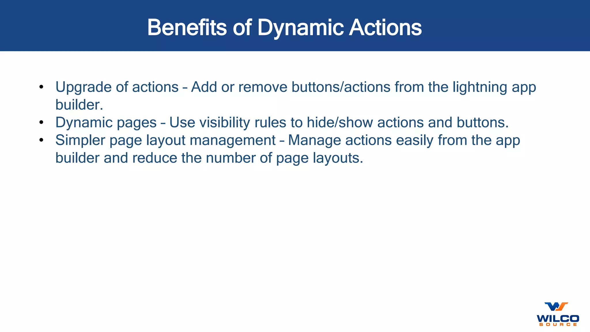 Dynamic Forms and Actions | PPT