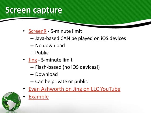 Technology tools for language learning | PPT