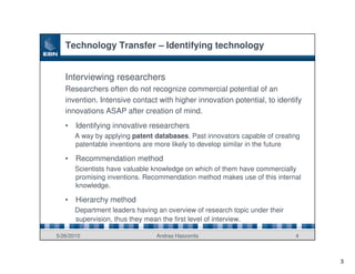 Technology Transfer | PDF