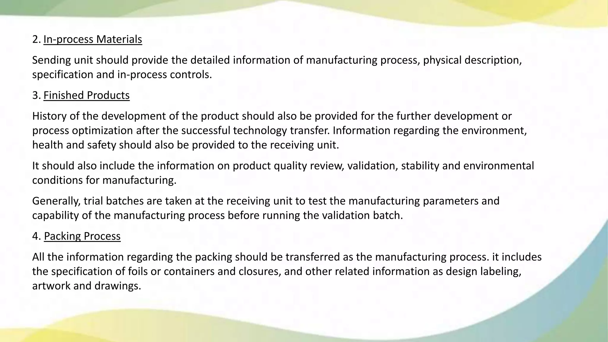 Technology Transfer and Scale-up in Pharmaceutical Industry | PPTX