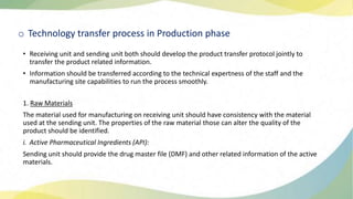 Technology Transfer and Scale-up in Pharmaceutical Industry | PPTX
