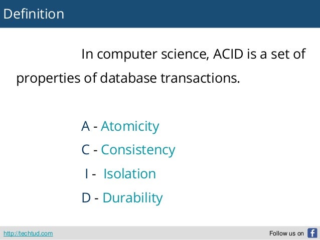 ACID Property in DBMS