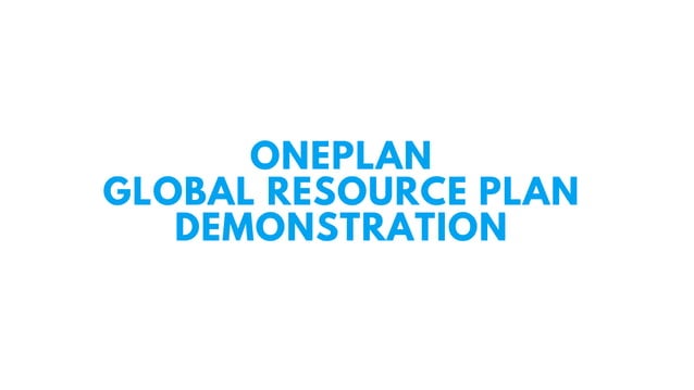 Tech Tuesday-Harness the Power of Effective Resource Planning with OnePlan’s Resource Module | PPT