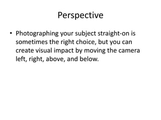 Digital Photography and Editing Basics | PPTX