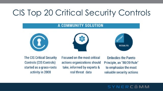 Synercomms Tech Tv Series Cis Top 20 Critical Security Controls 4