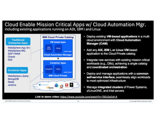 IBM Cloud Private and IBM Power Systems: Overview and Real-World ...