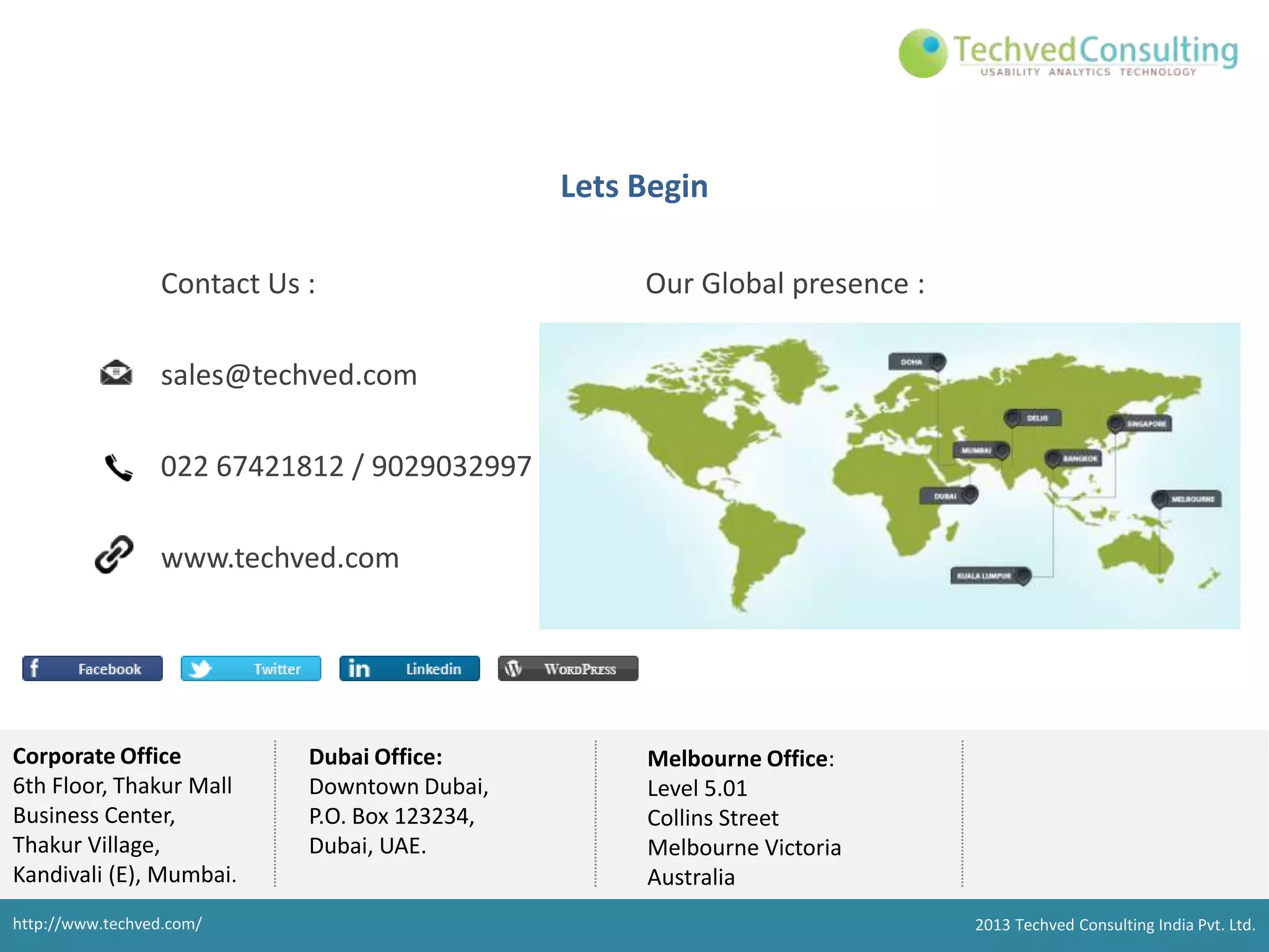 Techved consulting (company profile) | PPTX