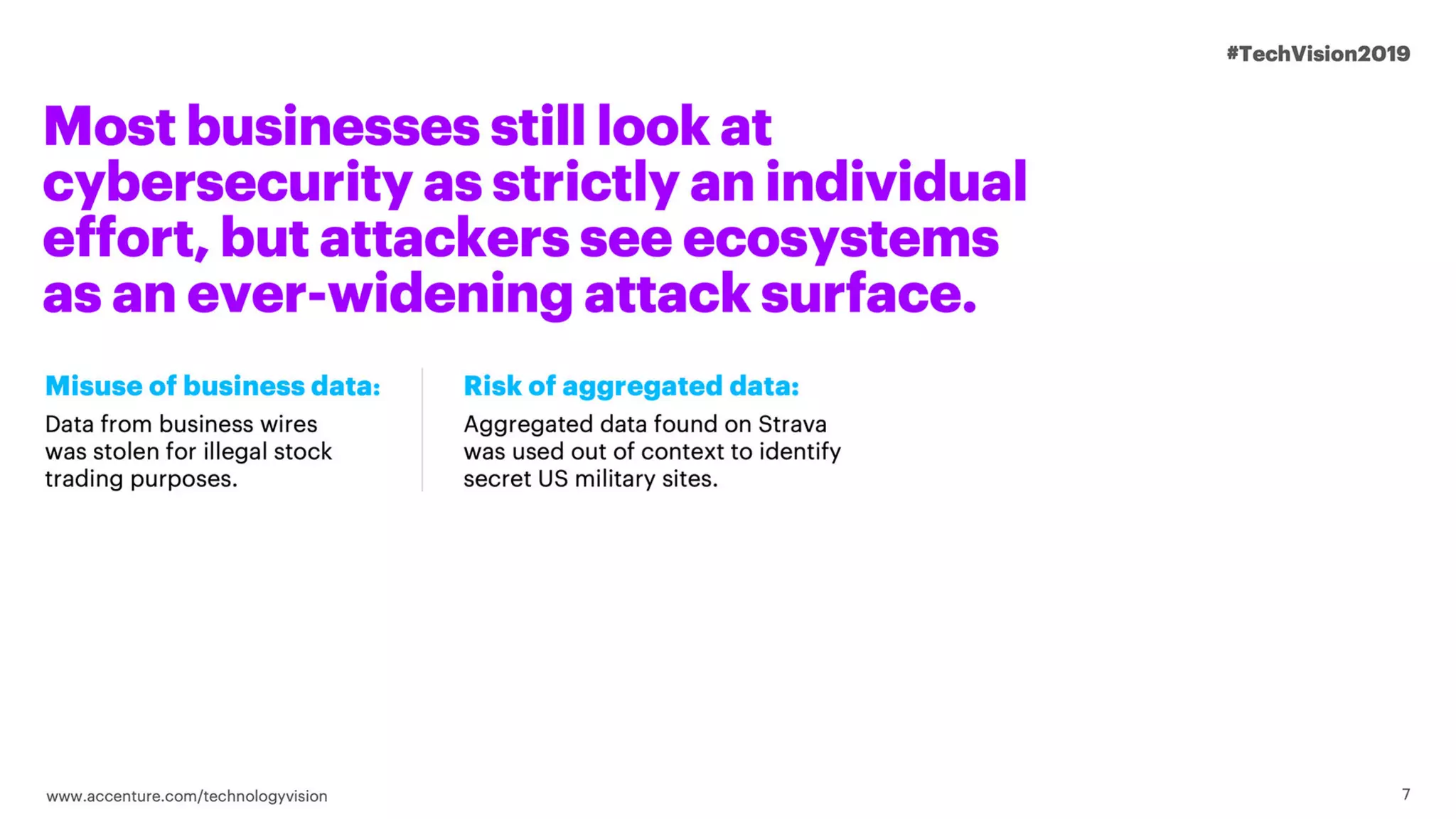 Tech Vision 2019: Secure US to Secure ME – Cybersecurity in a Digital Ecosystem | PPT