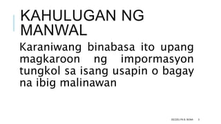 tech voc na sulatin - Manwal.pptx