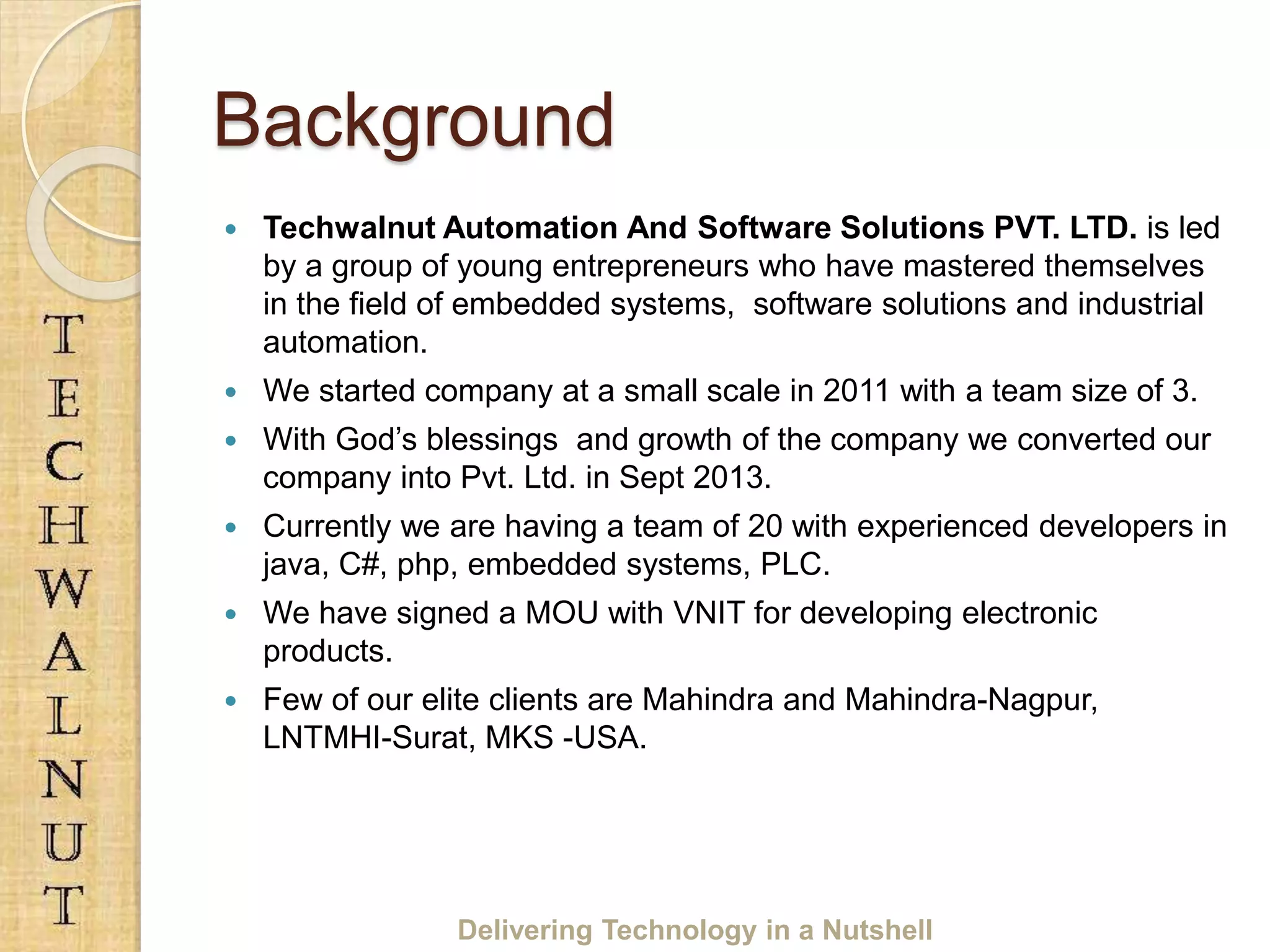 Techwalnut profile | PPSX
