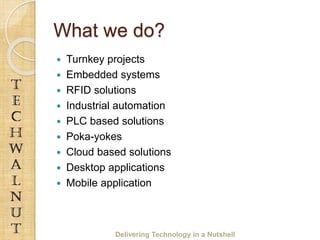 Techwalnut profile | PPT