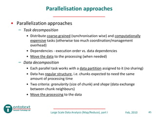 Large Scale Data Analysis with Map/Reduce, part I | PDF
