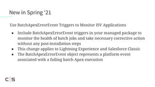 ISV Error Handling With Spring '21 Update | PDF | Web Development | Internet