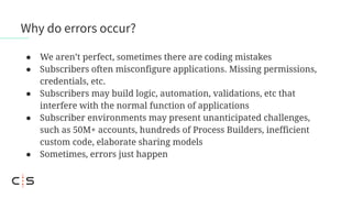 ISV Error Handling With Spring '21 Update | PDF | Web Development | Internet