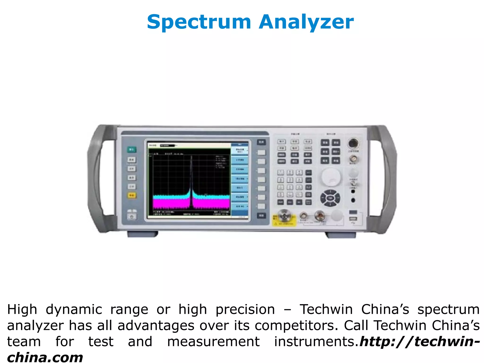 Spectrum Analyzer | PPT