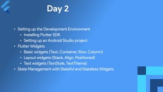 Tech Winter Break Android Flutter session | PPT