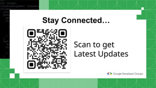 GDG Tech Winter Break Season: InfoSession | PPT