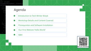 GDG Tech Winter Break Season: InfoSession | PPT