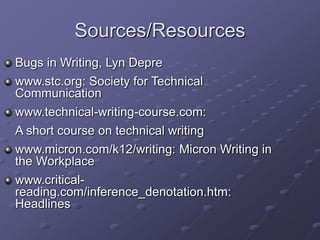Technical Writing presentation introductory.ppt