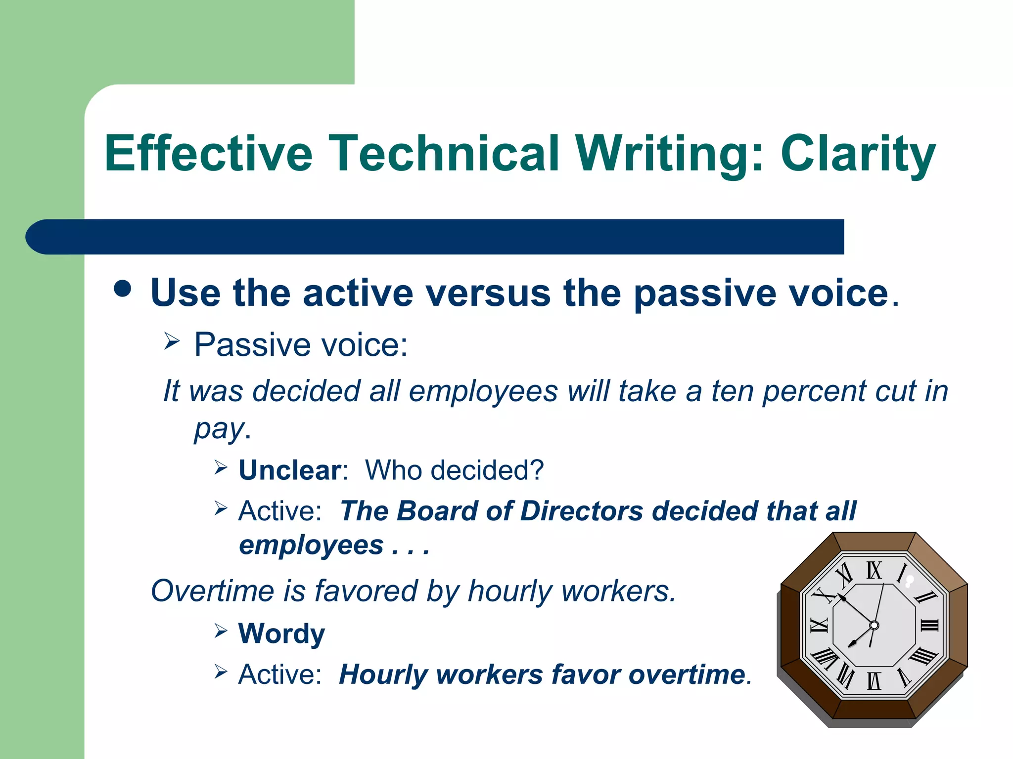 technical writing styles | PPT