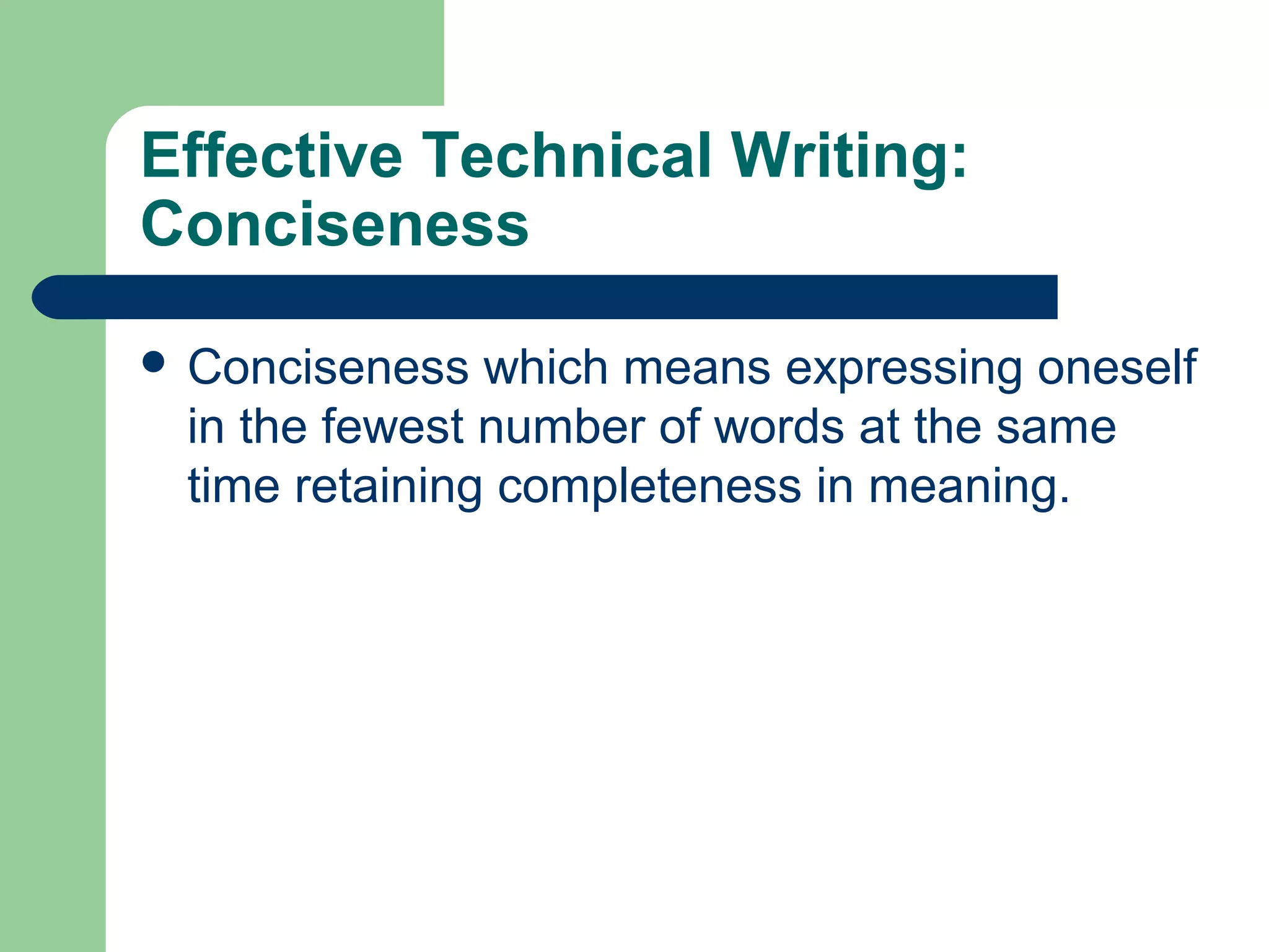 technical writing styles | PPT