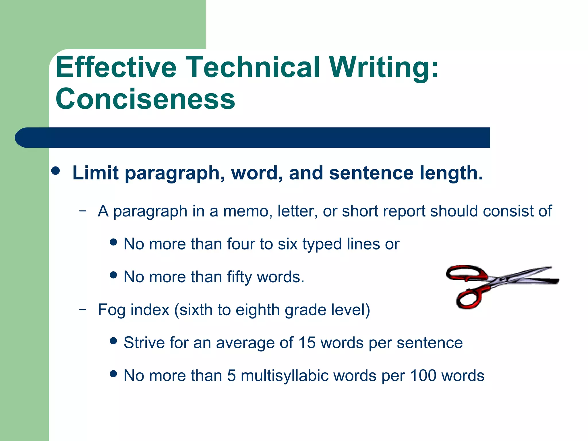 technical writing styles | PPT
