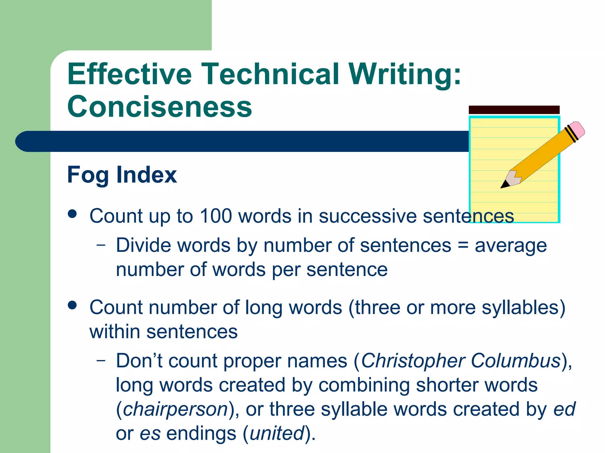 technical writing styles | PPT