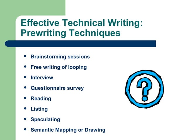 technical writing styles | PPT